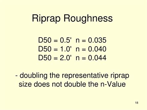 PPT Roughness Mannings N Value PowerPoint Presentation Free Download ID