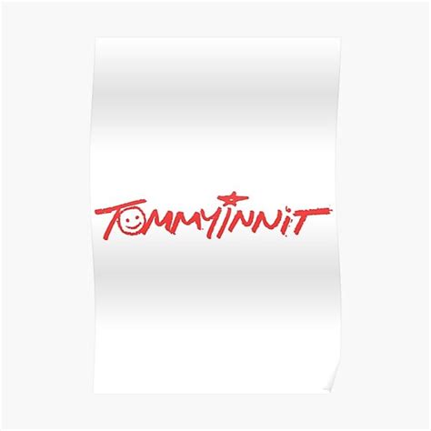 Tommyinnit Merch Tommy Innit Logo Premium Matte Vertical Poster Canvas