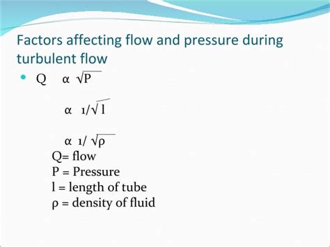 Fluid Flow Physics And Anaesthetic Implication Ppt Physics Science