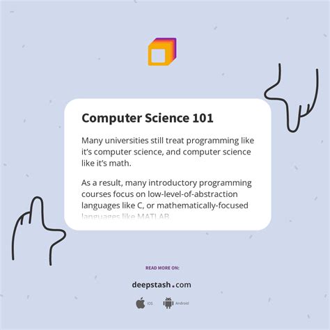 Computer Science 101 Deepstash