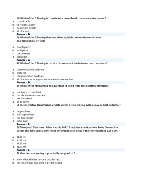 Mcqs All Computer Pdf Internet Protocols Communications Protocols