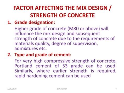 Proportioning Of Concrete Mix Pptx