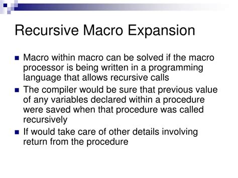 Ppt Chapter 4 Macro Processors Powerpoint Presentation Free Download