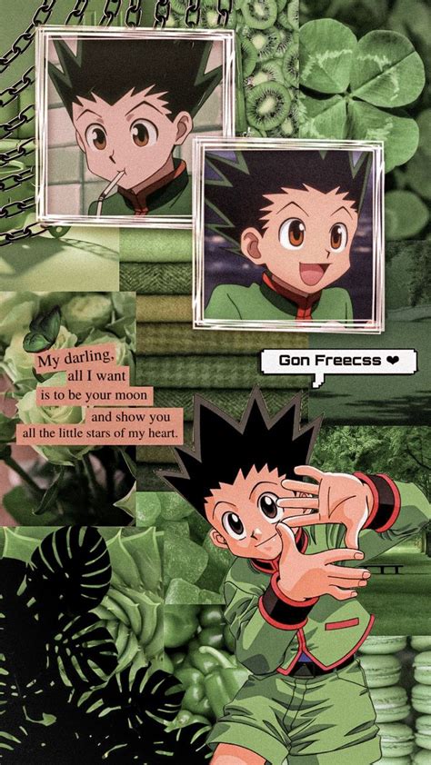 𖥻꒰ Gon Freecss Wallpaper 𖥧 ܹ ܺ Anime Wallpaper Poster