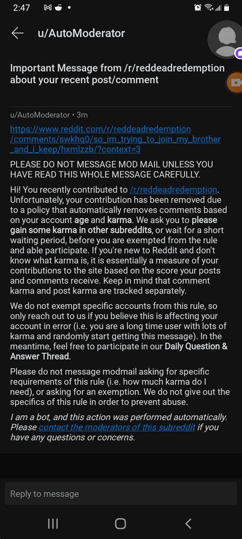 definitely not the automod removing my post asking for help because i