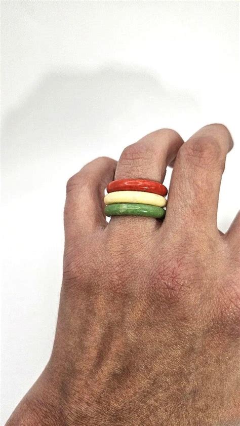 Vintage Lucite And Gem