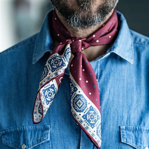 Mens Silk Neckerchiefs Neckerchief Scarf Men Bandana Neckerchief