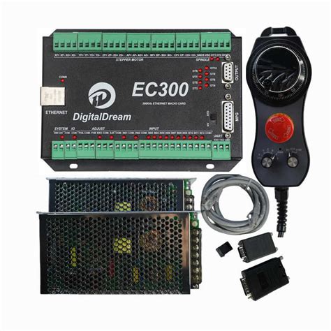 Mach3 Ethernet 3 4 5 6 Axes Cnc Motion Controller Board Ec300 With Ddmpg Handwheel Switching