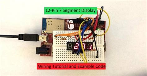 12 Pin 7 Segment Display Wiring Tutorial 4 Steps Instructables