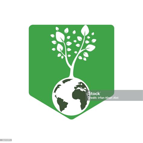 하트 벡터 로고 디자인 템플릿글로브 트리 행성과 에코 기호 또는 아이콘 개념에 대한 스톡 벡터 아트 및 기타 이미지 개념 개념과 주제 개발 Istock