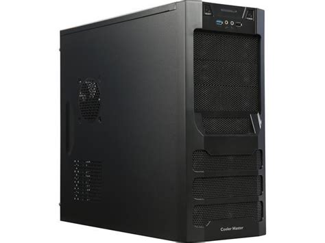 Cooler Master Cmp 351 Black Steel Plastic Atx Mid Tower Computer Case