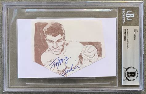 Larkin Tippy Ink Signature Beckett Jo Sports Inc