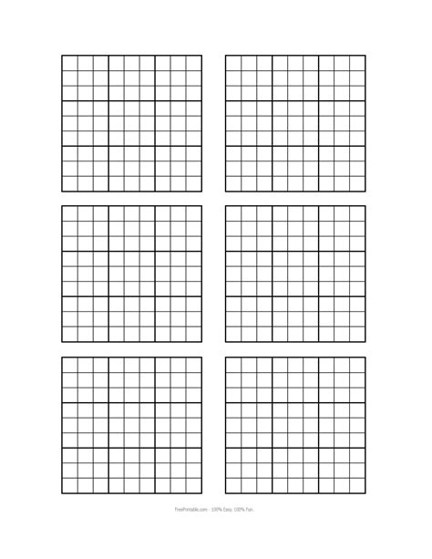 Blank Sudoku Grids To Print White Gold Blank Sudoku Grids To Print White Gold