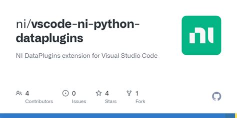 Github Nivscode Ni Python Dataplugins Ni Dataplugins Extension For