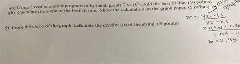 Solved A Using Excel Or Similar Program Or By Hand Graph T Chegg