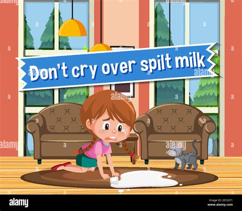 Spilled Milk Clipart