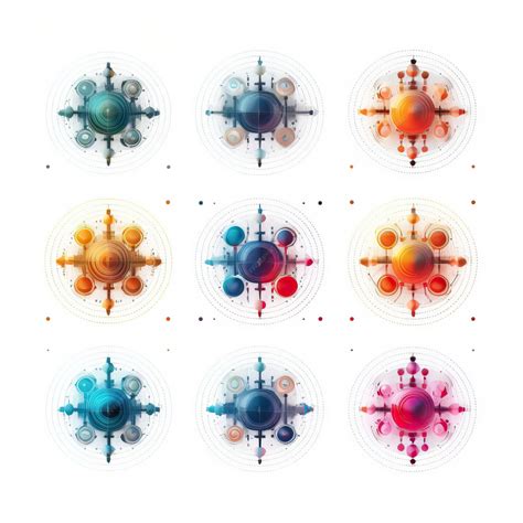 Premium Vector Realistic Vector Quantum Computing Graphics On Whit