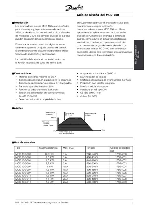 Danfoss Mcd 100 Design Guide