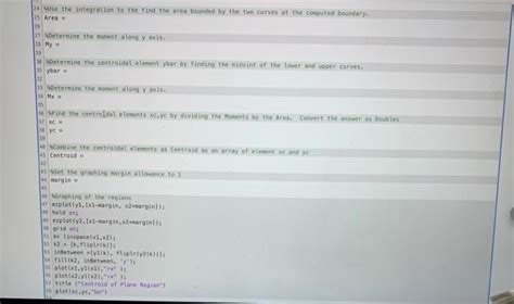 Solved Centroid Of An Area Line And Parabola This