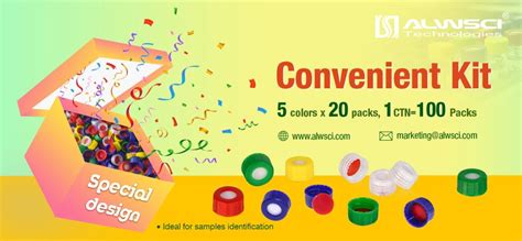 Colorful Cap Kit Mark Your Different Samples More Easily