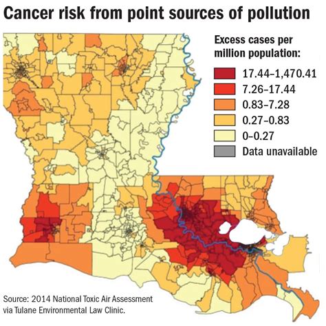 Nasa Air Pollution Map Louisiana