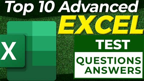 Top 10 Advanced Excel Test Questions Practice Assessment Tests
