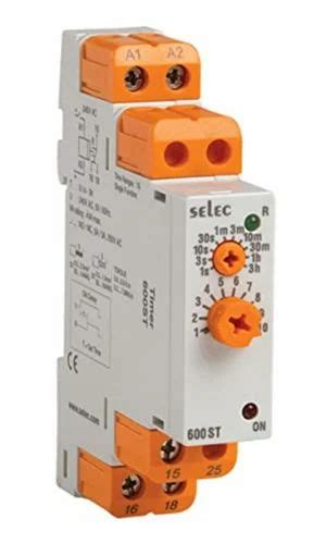Selec 600st Analog Din Rail Timer At ₹ 800 Selec Din Rail Timer In