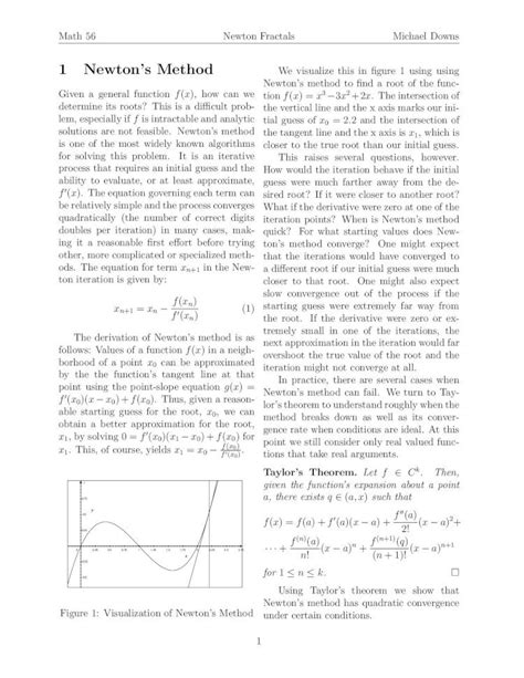Pdf 1 Newtons Method Dokumentips