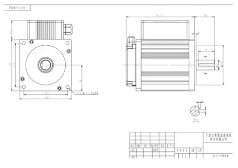 W V RPM A BLDC Motor