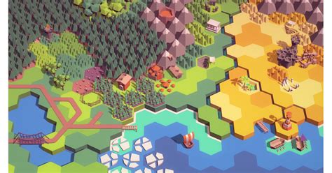 A Set Of Simple 3d Hexagonal Tiles Perfect For Turn Based Strategy