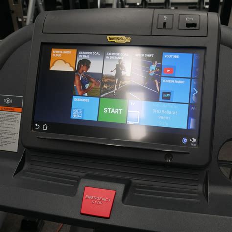 Technogym Excite Run 600 Unity Touch Screen Treadmill Grays Fitness