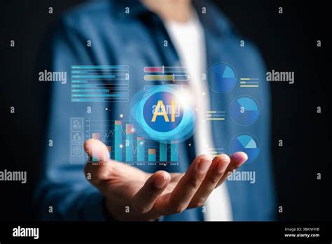 Ai System Analyzing Data Through Cloud Dashboards And Charts Showcasing Predictive Analytics