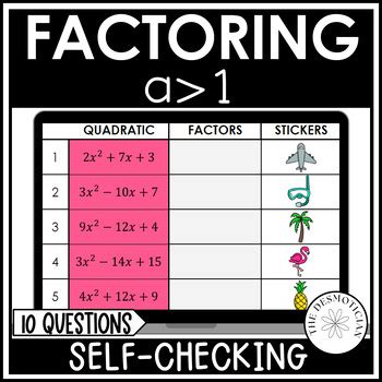 Factoring Trinomials Quadratic Functions Activity A 1 By The Desmotician
