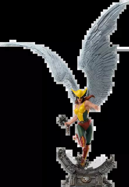 Dc Justice League Hawkgirl Deluxe Statue 110 Bds Iron Studios Sideshow