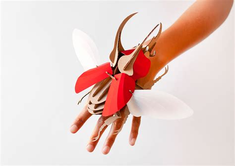 Paper Beetle Sculptures By Assembli Daily Design Inspiration For