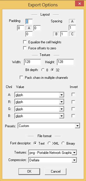Create Customize Font With Bmfont 利用 Bmfont 建立自定義字型 阿祥的開發日常