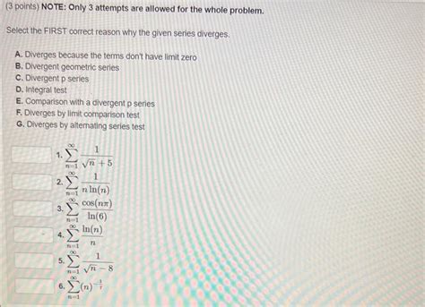 Solved 3 Points Note Only 3 Attempts Are Allowed For The