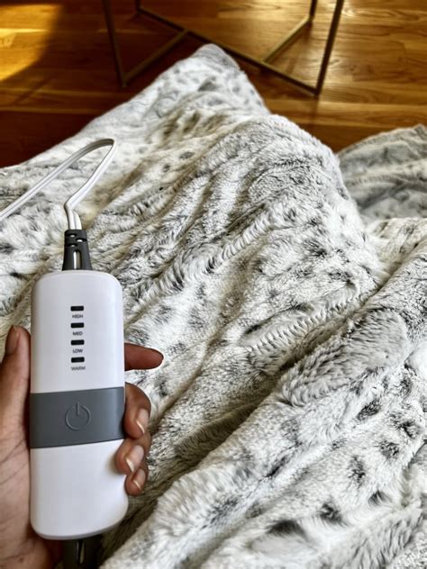 Threshold Faux Fur Electric Throw Blanket Review Ps Home