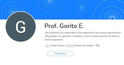Gorito E Sou Professor De Matemática Com Profes