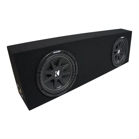 Universal Regular Cab Truck Kicker Comp C10 Dual 10 Black Sub Box