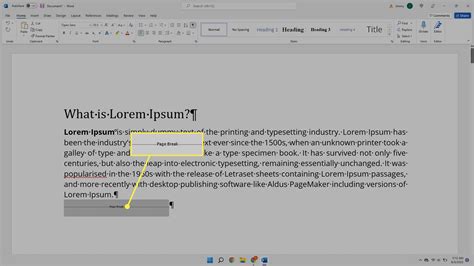 How To Remove A Page Break In Word