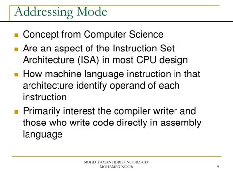PPT Addressing Mode PowerPoint Presentation Free Download ID