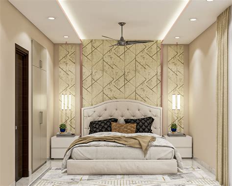 Contemporary Rectangular Parallel False Ceiling Design Livspace