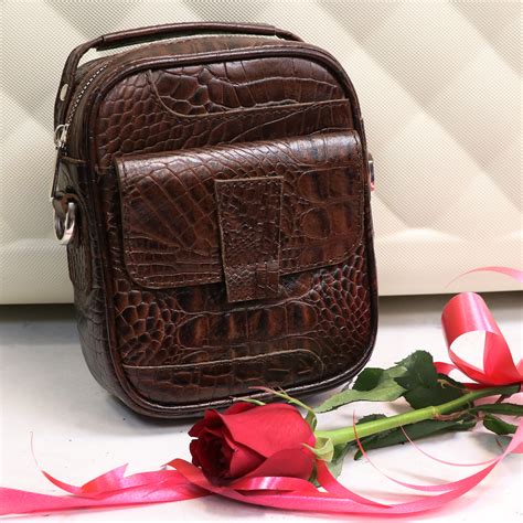 کیف حسام کیف رو دوشی تمام چرم طبیعی