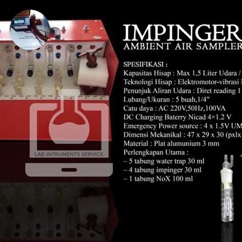 Jual Impinger Ambient Air Sampler Kota Bekasi Lab Instruments
