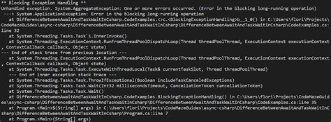Difference Between Await And Task Wait In C Code Maze
