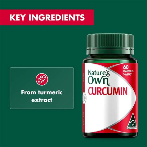 Natures Own Curcumin 60 Capsules