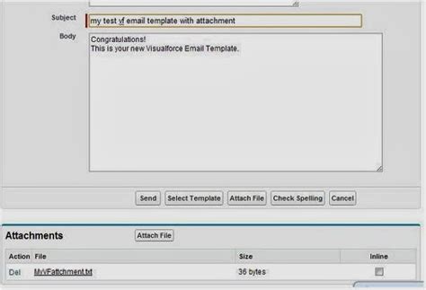 Example Of Visualforce Email Template In Salesforce Williamson