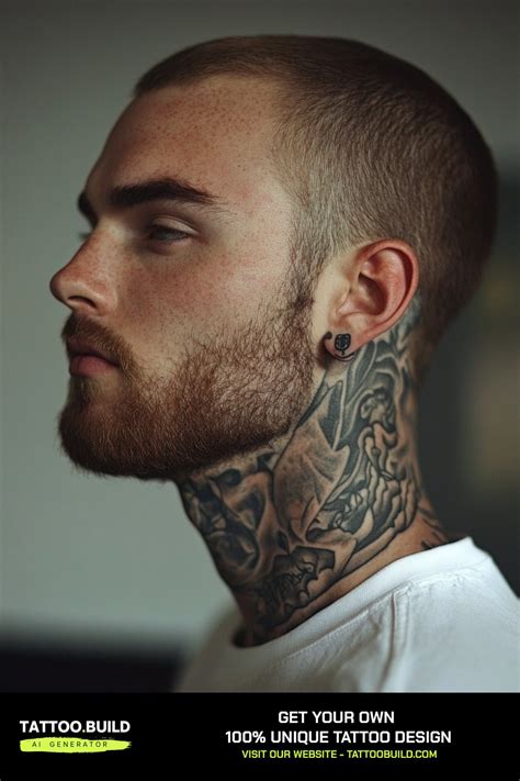 Stylish Tattoo Designs On Male Neck Bold And Meaningful Neck Tattoo Ideas