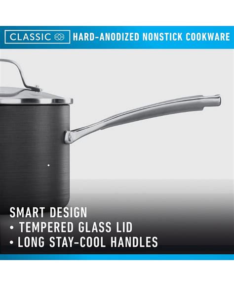 Calphalon Classic Hard Anodized Nonstick Cookware 14 Piece Pots And